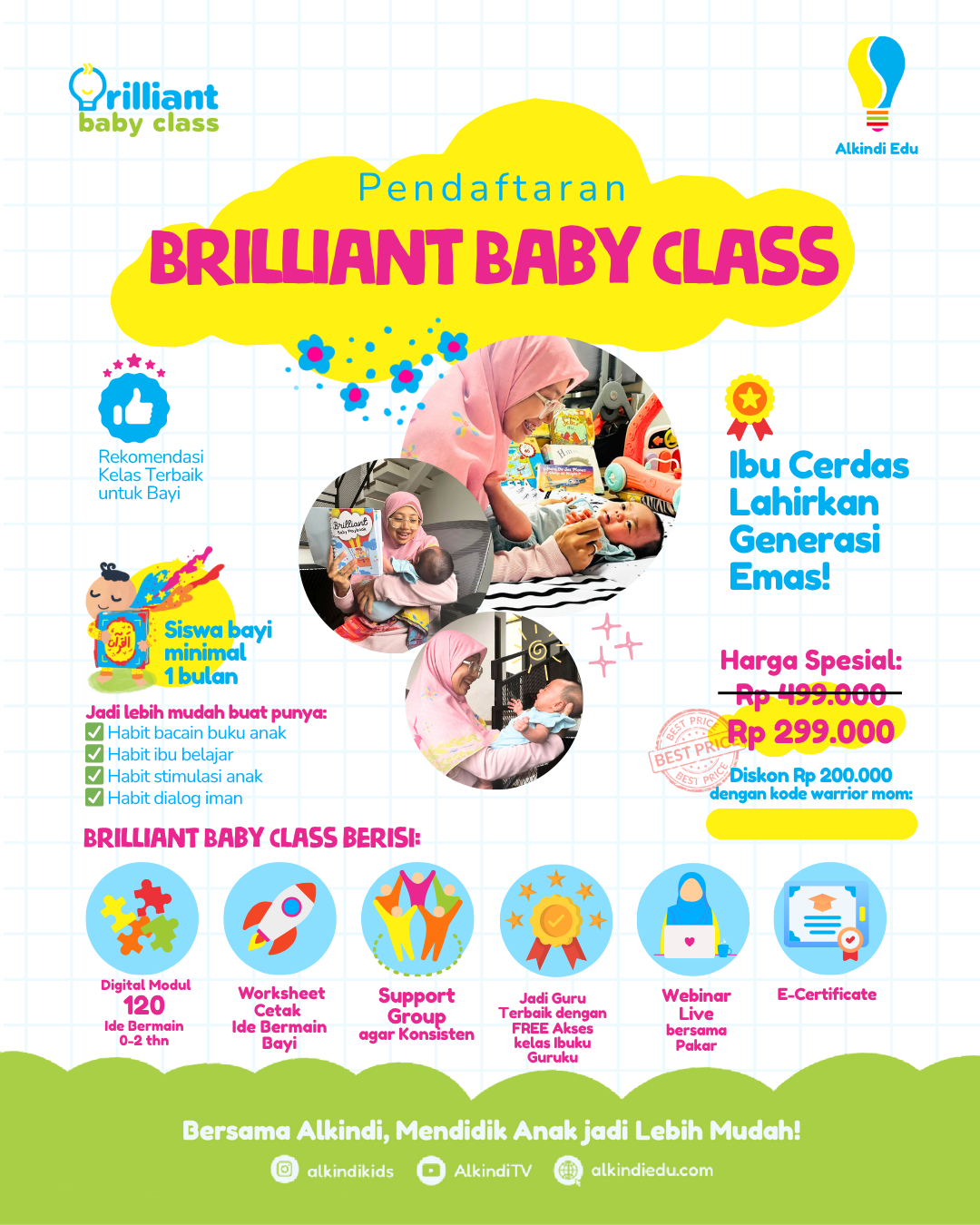 Checkout - Pendaftaran BRILLIANT BABY CLASS – Batch 1